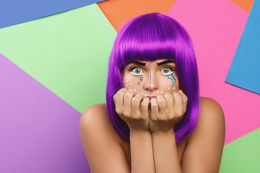 Scared Pop Art Woman Stock Photos - Free & Royalty-Free Stock Photos ...