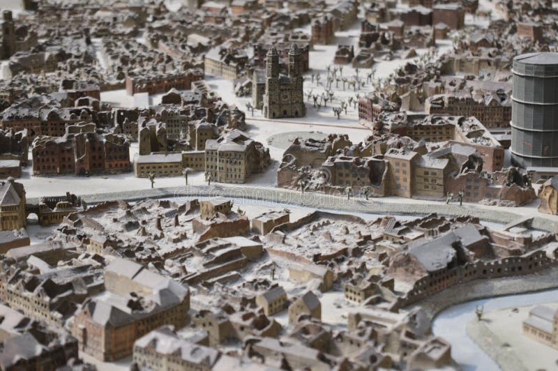 Model of the Destroyed Hanover. Editorial Photo - Image of beige ...