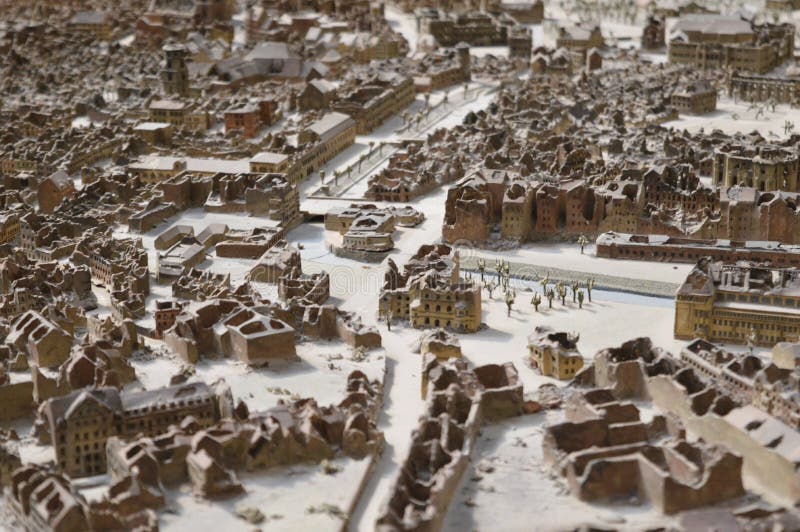 Model of the Destroyed Hanover. Editorial Image - Image of buildings ...