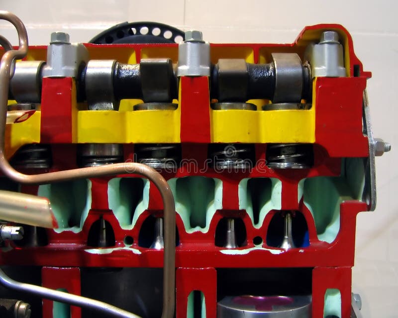 Model of a Diesel Engine stock photo. Image of rotate, interior - 313480
