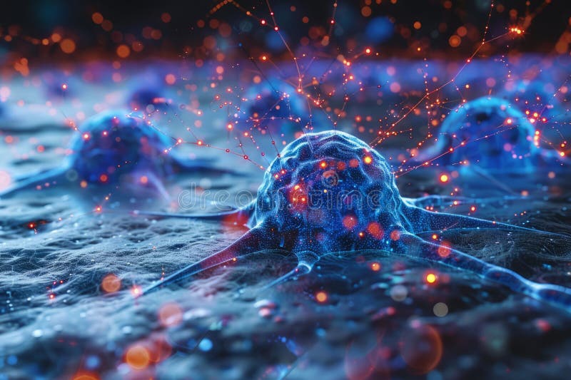 Model DNA Virus Structure, Medical , Science Concept Stock Image ...