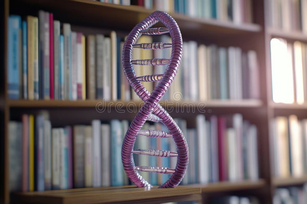 A Model of Double-stranded DNA Displayed on a Bookshelf, Perfect for ...
