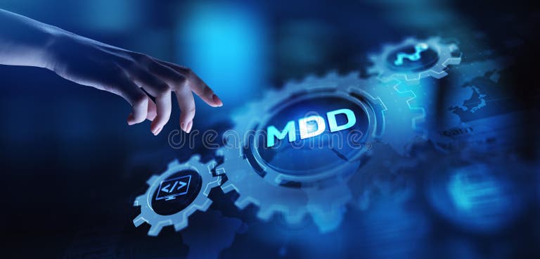 Model-Driven Development MDD for Efficient Software Engineering Stock Image - Image of solutions ...