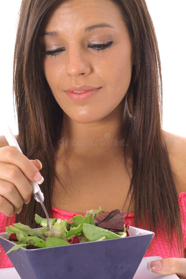 Model eating healthy stock photo. Image of diet, latin - 14780752
