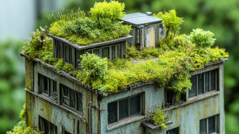 Sustainable Eco Friendly Vertical Apartment Building Model Stock Photos ...