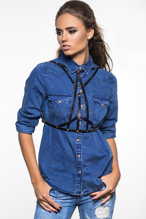 Back Of Brunette Woman With Hairstyle Stock Image - Image of beautiful ...