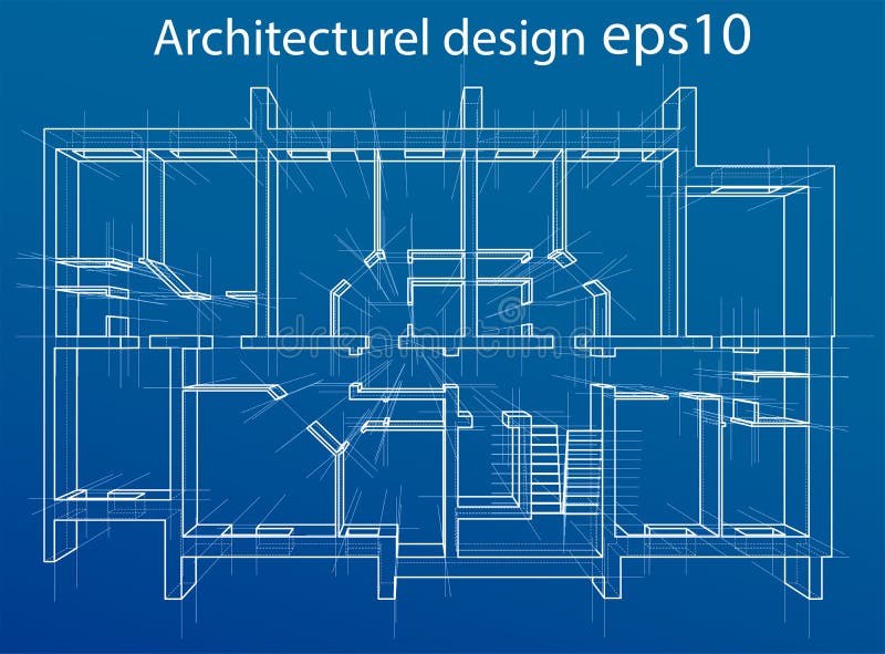 Model Floor of Apartment Block. Vector Stock Vector - Illustration of ...