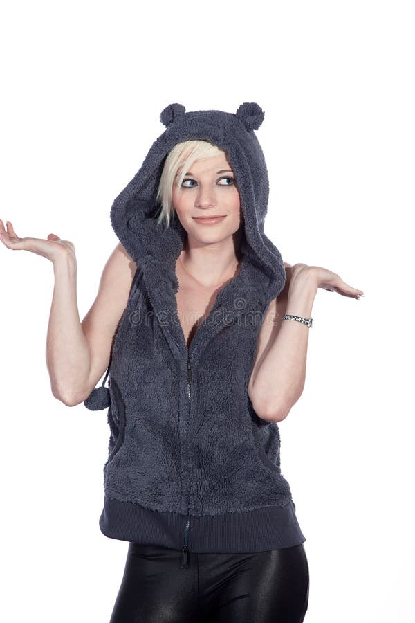 Model with funny outfit stock image. Image of modern - 39253247