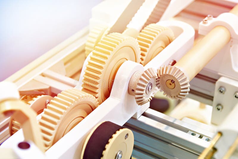 Model gear mechanism stock image. Image of transmission - 139349685