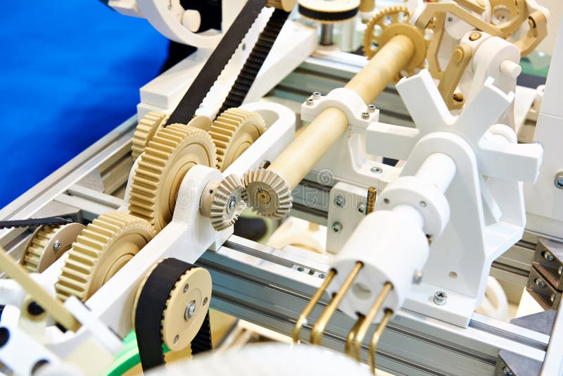 Model gear mechanism stock image. Image of transmission - 139349685