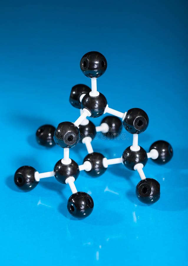 Model of Graphite Molecular Structure Stock Image - Image of ball ...