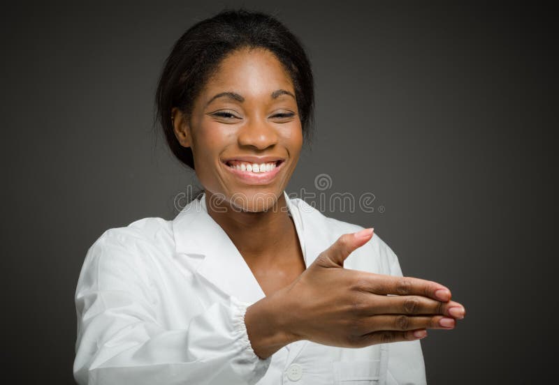 Model Hand Gesture Presenting Stock Image - Image of show, bathrobe ...