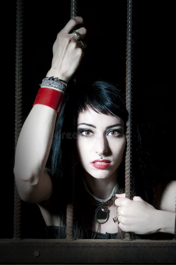 Model Held Captive stock image. Image of model, style - 20892423