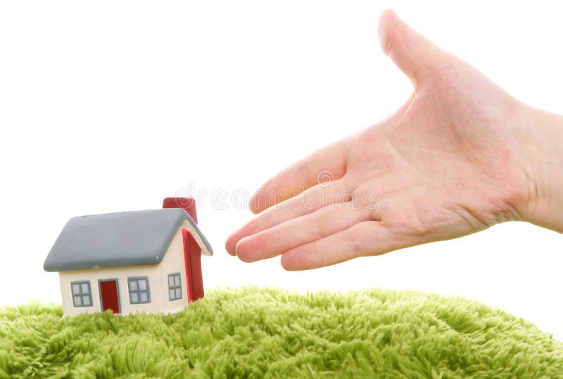 House in hand stock image. Image of concept, idea, property - 15817393