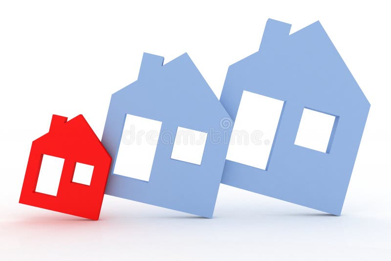 Model house symbol set stock illustration. Illustration of comfort ...