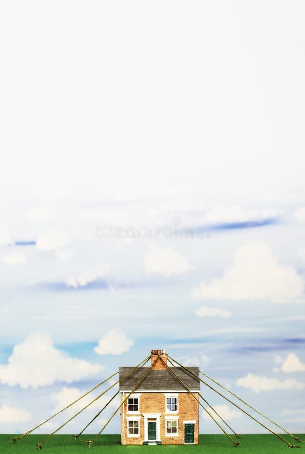 House Tied Up and Hanging in Noose Stock Image - Image of housing ...