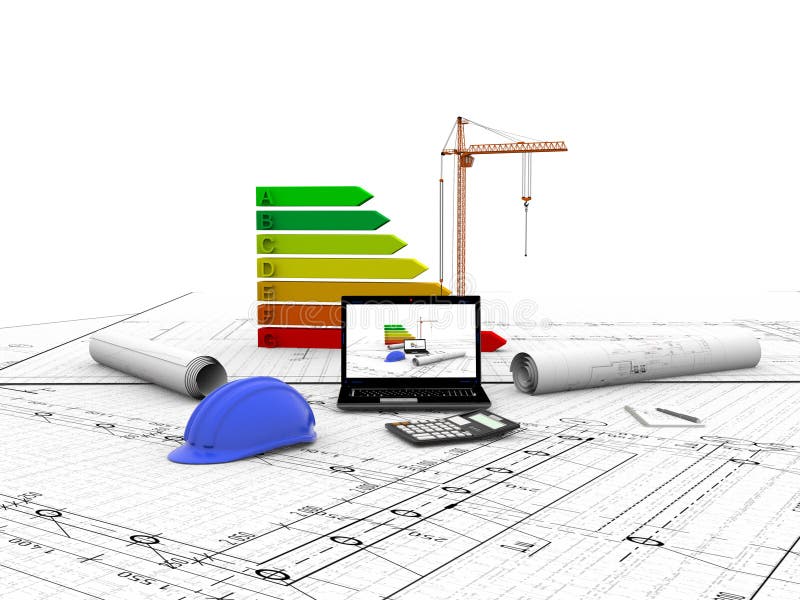 Model House Under Construction, Computer, Helmet, 3D Visualization ...