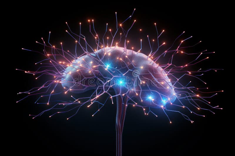 Neurons Shining Stock Illustrations – 33 Neurons Shining Stock ...