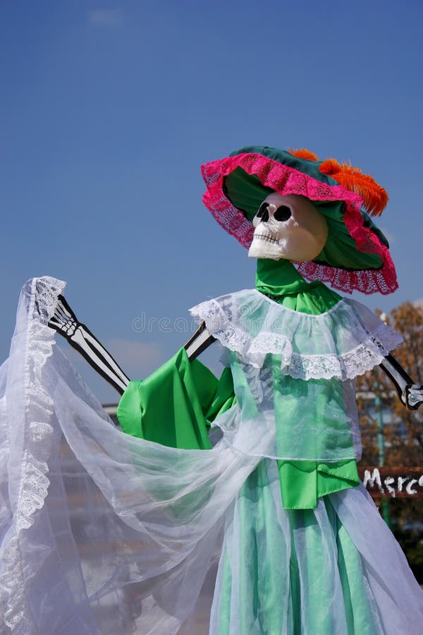 Model, Day of the Dead in Mexico City I Stock Photo - Image of holiday ...