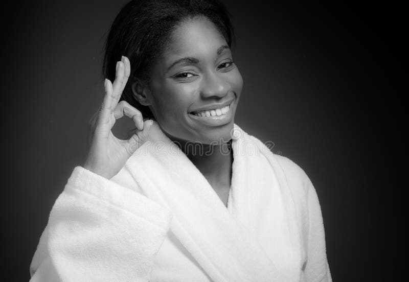 Model isolated ok sign stock image. Image of portrait - 54660657