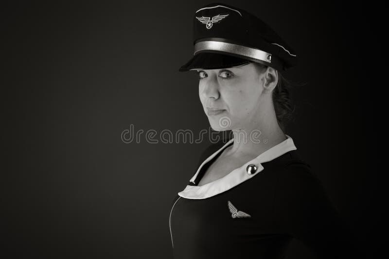 Model Isolated on Plain Background Back Turning Stock Photo - Image of ...