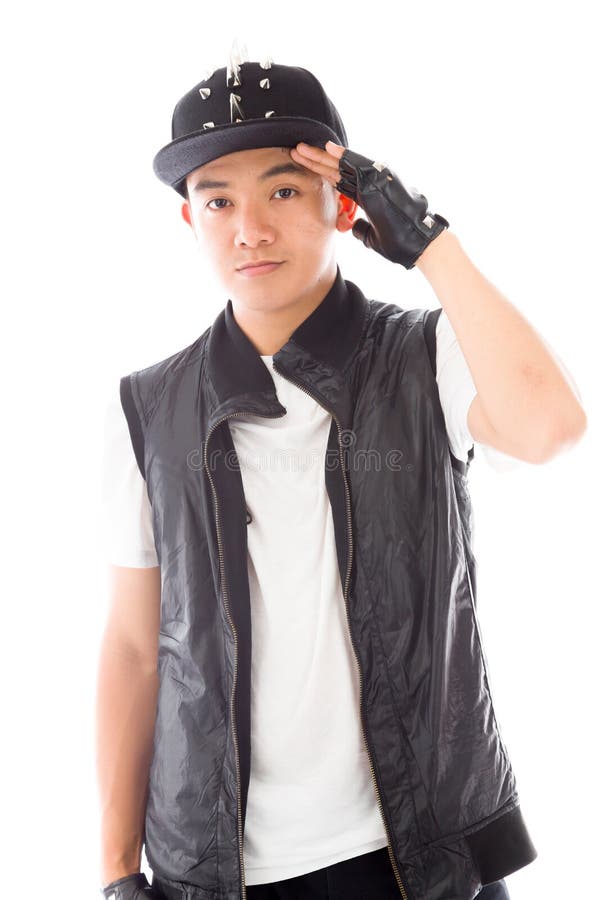 Model Isolated on Plain Background Confused Stock Image - Image of ...