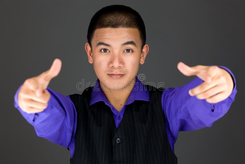 Model Isolated on Plain Background Fingers Stock Photo - Image of ...