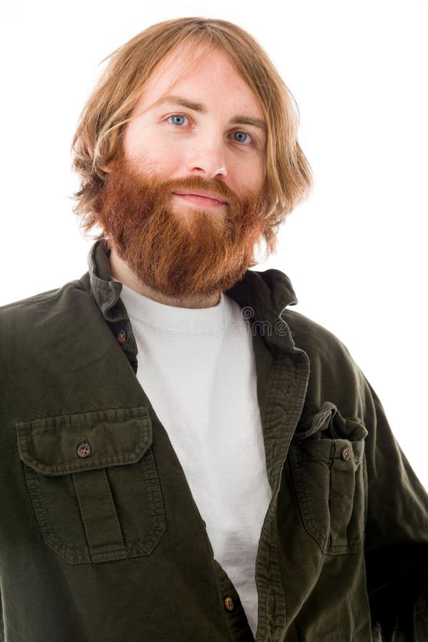 Model Isolated on Plain Background Happy Smiling Stock Image - Image of ...