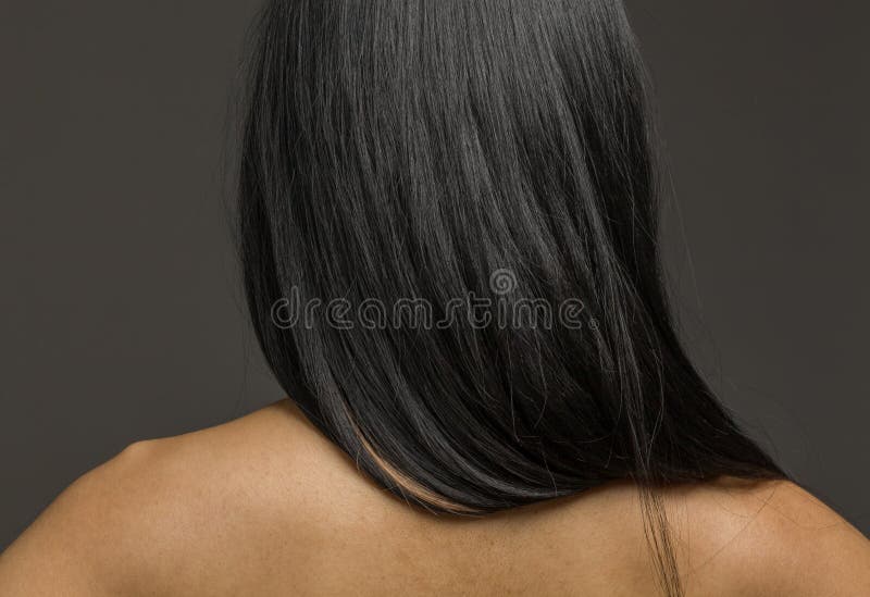 Model Isolated Showing Her Back Stock Image - Image of shoulders, hips ...