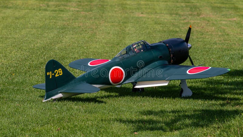 Model of the Japanese Zero editorial stock image. Image of wing - 209042124