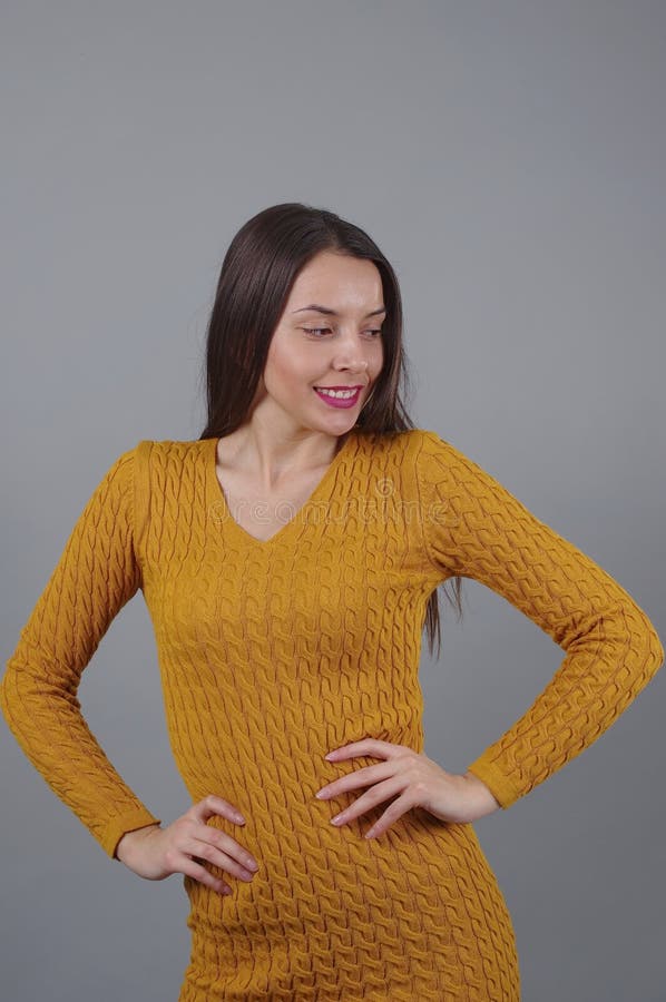 Model lady posing stock image. Image of calm, model, elegance - 83501749