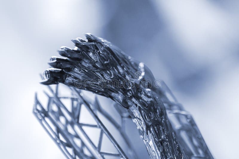 Model of Leg Printed3D Printer from Black Rubber Close-up Part of ...