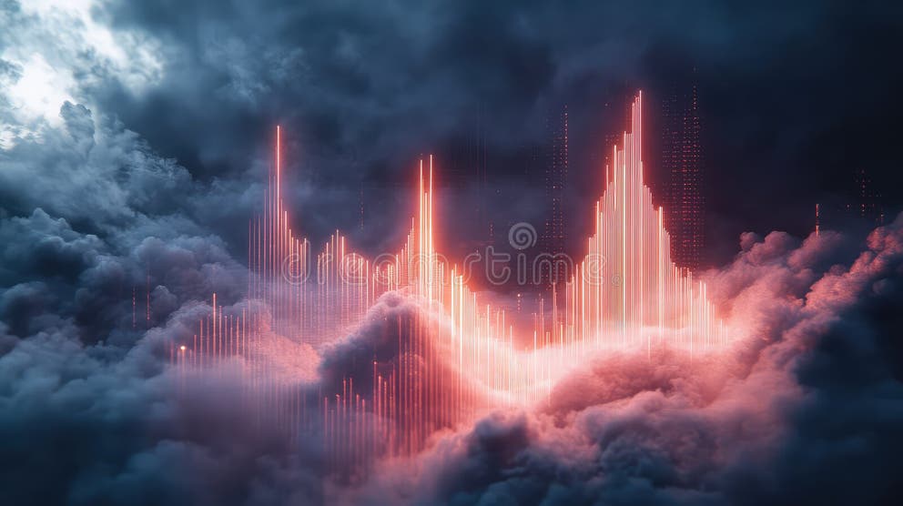 Model Lighting Up Loss Graph Stock Illustration - Illustration of ...