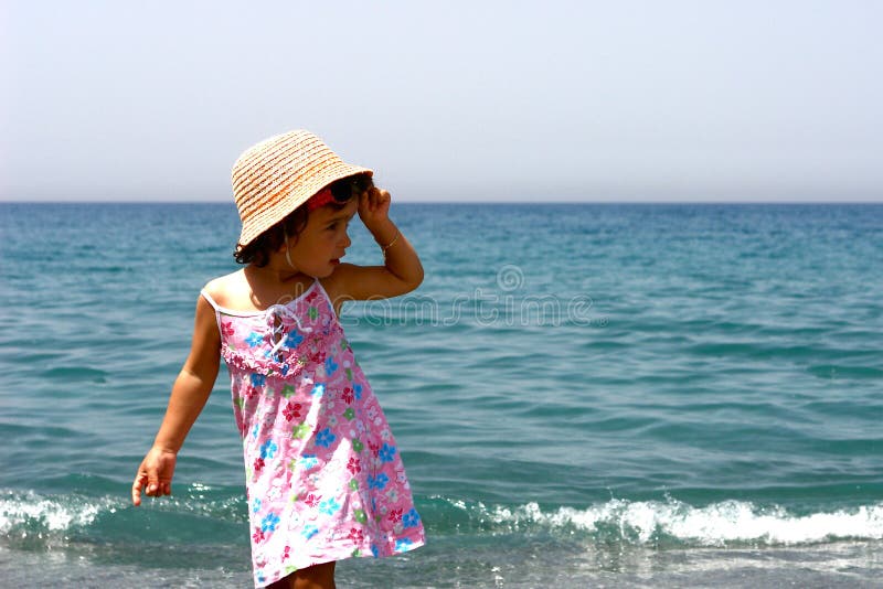 Model little girl stock image. Image of looking, profile - 4592111