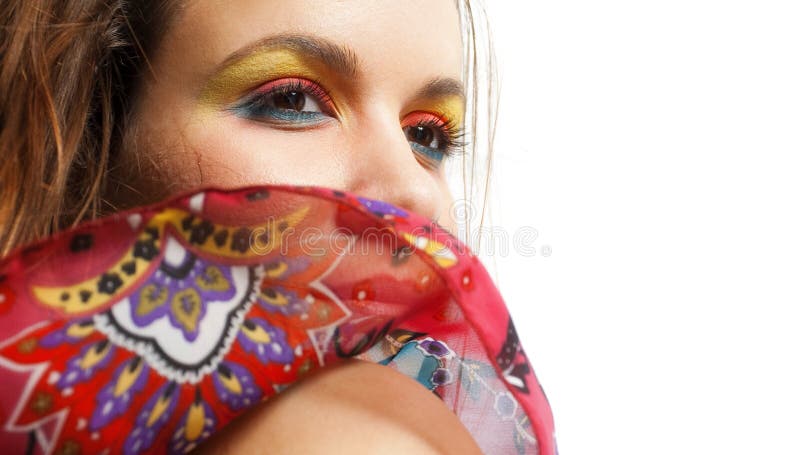 Model look stock photo. Image of female, makeup, attractive - 11655372