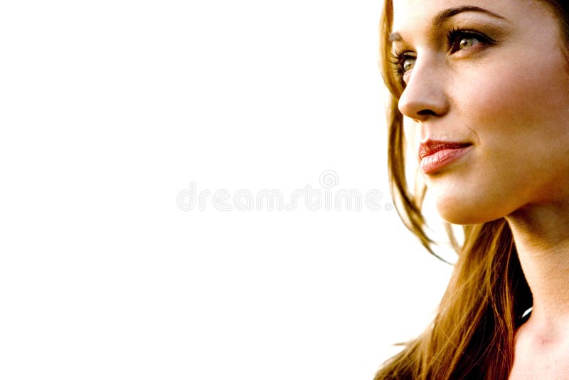 Model Looking Out stock image. Image of artistic, lips - 2601807