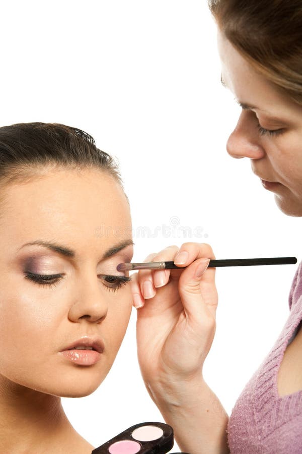 Model with makeup stock image. Image of cosmetics, model - 13461121
