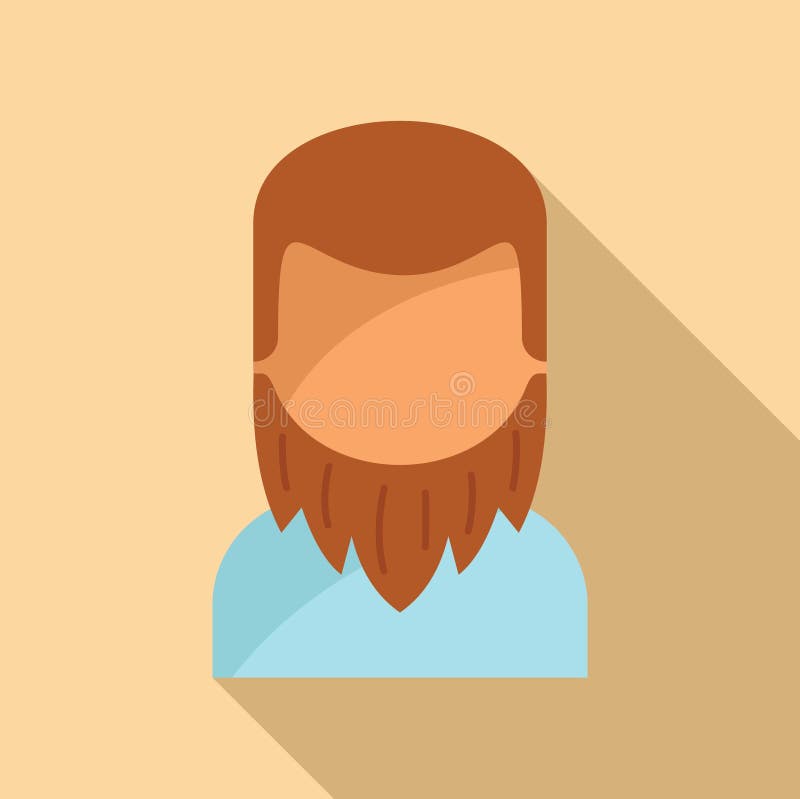 Model Male Portrait Icon Flat Vector. Individual Aged Stock Vector ...