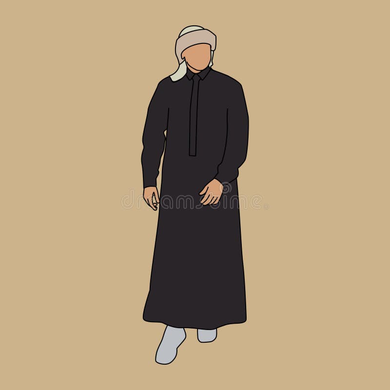 Faceless Gentleman with Dashing Looks Stock Vector - Illustration of ...