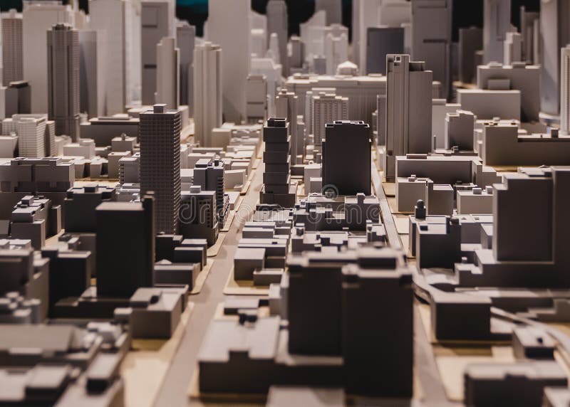 Miniature Architecture Model Stock Image - Image of miniature ...