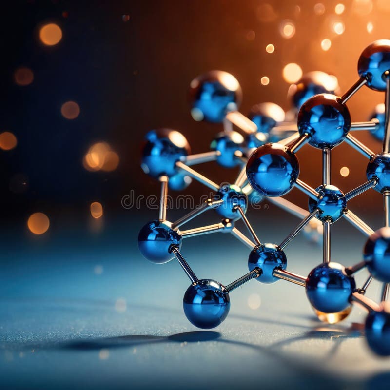 Model of Molecular Structure, Chemistry Representation of Molecule ...