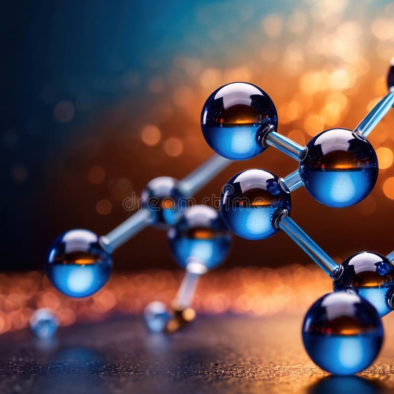 Model of Molecular Structure, Chemistry Representation of Molecule ...