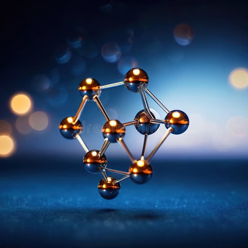 Model of Molecular Structure, Chemistry Representation of Molecule ...