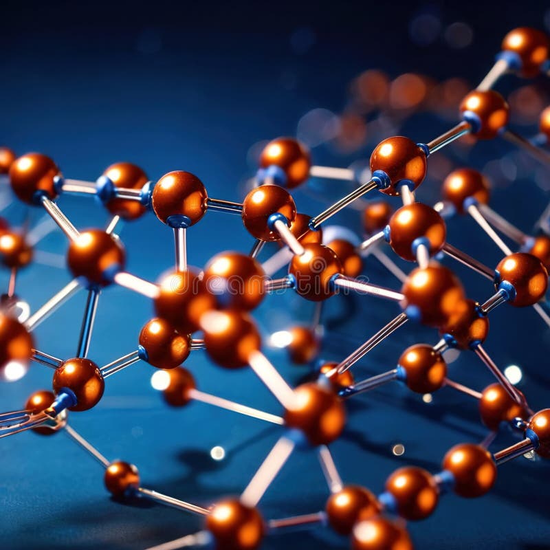 Model of Molecular Structure, Chemistry Representation of Molecule ...