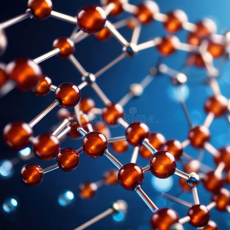 Model of Molecular Structure, Chemistry Representation of Molecule ...
