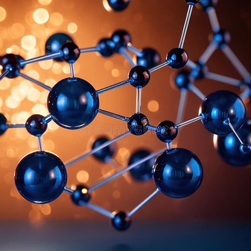 Model of Molecular Structure, Chemistry Representation of Molecule ...