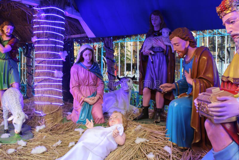 The Nativity - Birth of Jesus Editorial Photography - Image of child ...