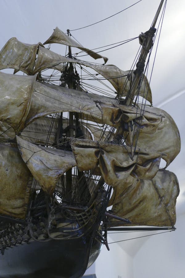 Model of Nelson S Flagship Victory Editorial Stock Image - Image of ...