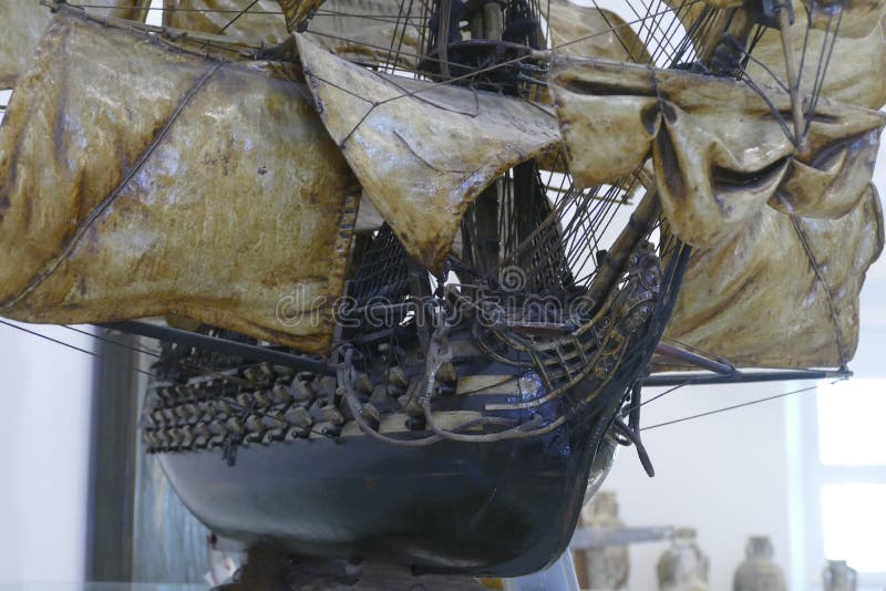 Model of Nelson S Flagship Victory Editorial Stock Image - Image of ...