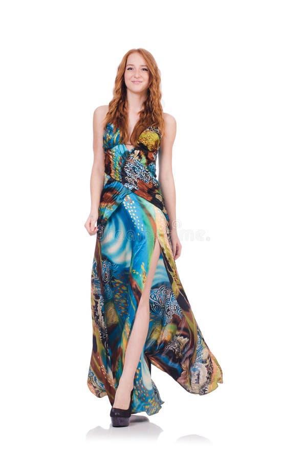 Model in nice dress stock photo. Image of makeup, glamour - 36982302